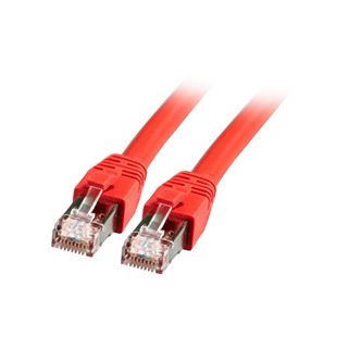 3.00m EFB Elektronik Cat. 8 Patchkabel S/FTP RJ45 Stecker auf RJ45 Stecker Rot geschirmt / LSZH