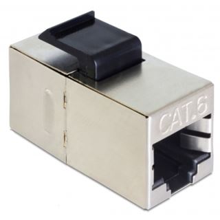 Delock Keystone Modul RJ45 Buchse > RJ45 Buchse Cat.6 kompakt 25 Stück ...