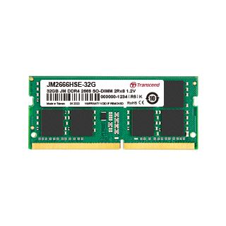 32GB Transcend JetRAM DDR4-2666 SO-DIMM CL19 Single - SO DDR4-2666 (PC4-21300S) | Mindfactory.de
