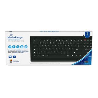 MEDIARANGE TASTATUR AZERTY BE MROS101-BE mit Kabel schwarz - Tastaturen ...