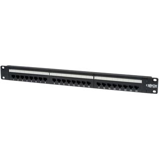 EATON TRIPPLITE 24-Port 1U Rack-Mount Cat6/Cat5 110 Patch Panel 568B ...