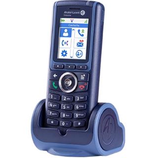 Alcatel-Lucent ENTERPRISE 8214 DECT-Mobilteil mit Akku und Tischladestation - Zubehör für