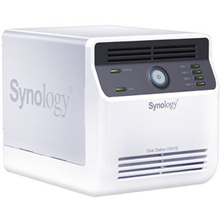 Synology DiskStation DS410j, Gb LAN, weiß - ohne Festplatte ...