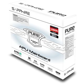 Sapphire Pure White E350 AMD A50M So.FM1 Single Channel DDR3 Mini-ITX ...