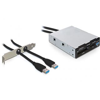 Delock 65in1 Card Reader 3.5" Multi Slot Kartenleser - Kartenleser ...
