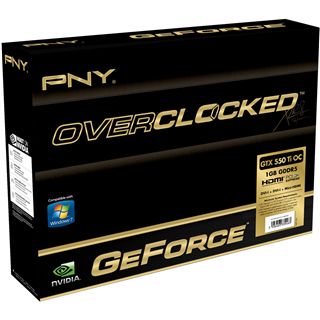 1GB PNY GeForce GTX 550 Ti Aktiv PCIe 2.0 x16 (Retail) - | Mindfactory.de