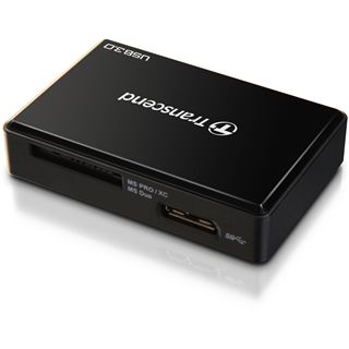 Transcend F8 Multi Card Reader schwarz USB 3.0 extern Multi Slot ...