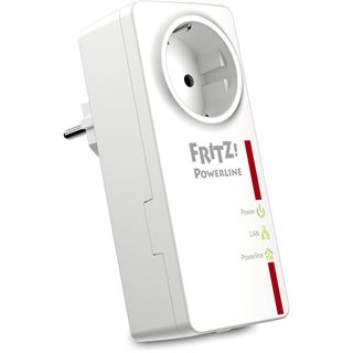 AVM FRITZ!Powerline 520E 500 MBit/s 1x LAN 10/100/1000 1er Pack weiss ...