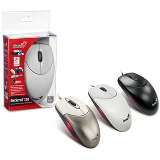 Genius NetScroll 120 PS/2 silber (kabelgebunden) - Mäuse kabelgebunden ...