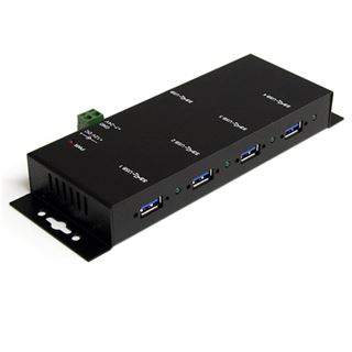 Startech ST4300USBM 4-port USB 3.0 extern mit Netzteil schwarz - USB ...
