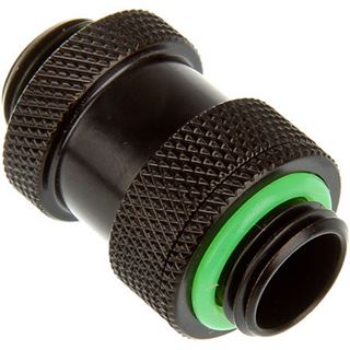 Bitspower verstellbare Aquapipe II (22-31mm) gerade 2x Gewinde G1/4" matt schwarz