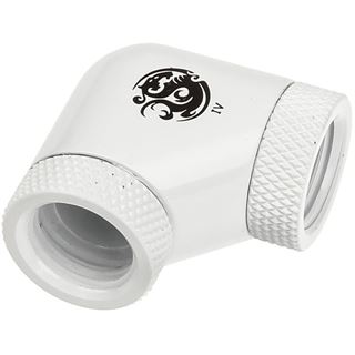 Bitspower Adapter 90 Grad drehbar 2x Innengewinde IG1/4" weiss ...
